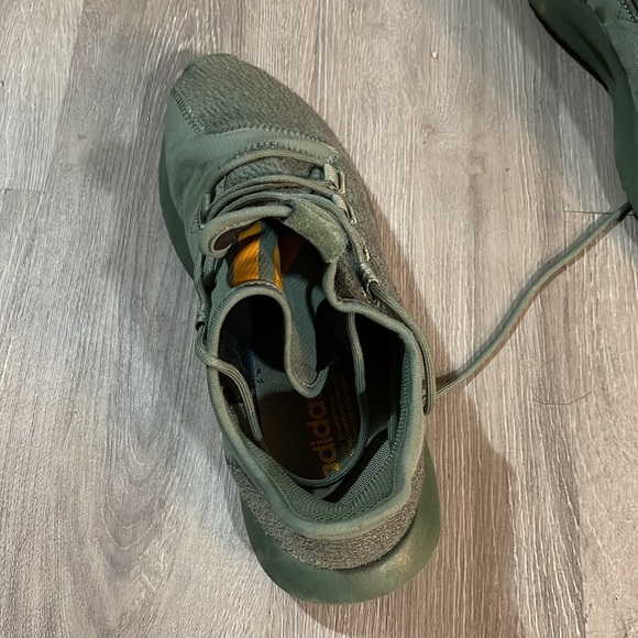 adidas | Shoes | Mens Army Green Adidas Running Shoes | Poshmark